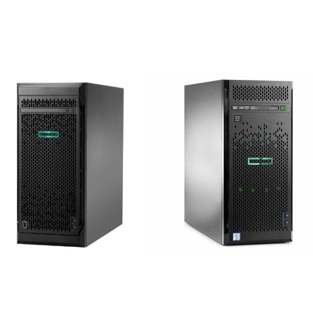 El servidor ProLiant ML110 Gen10 es una torre de procesador único mejorada con rendimiento ...